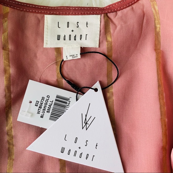 Lost + Wander | Tops | Lost Wander Stripe Wrap Top S | Poshmark